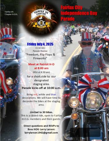 Fairfax Independence Day Parade 8:00am | Fairfax Chapter #5395 ...
